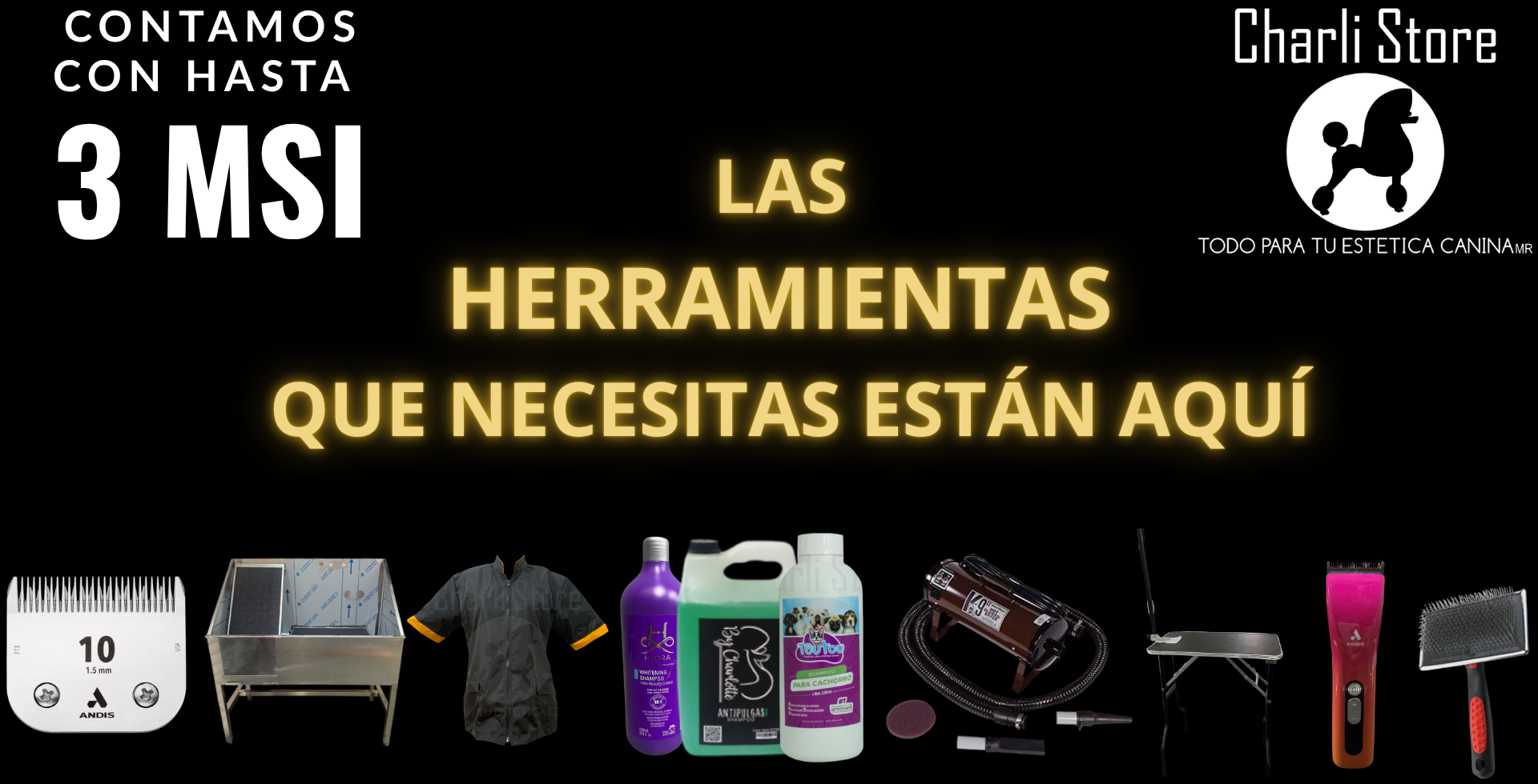 Charli Store Todo para tu estética canina.