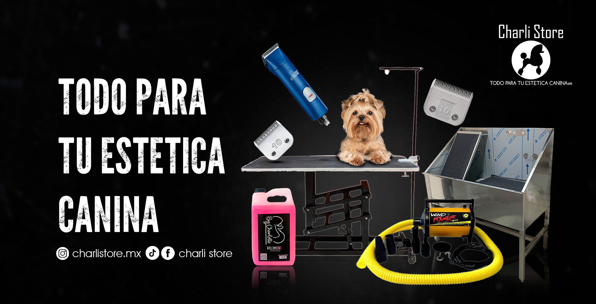 Charli Store Todo para tu estética canina.